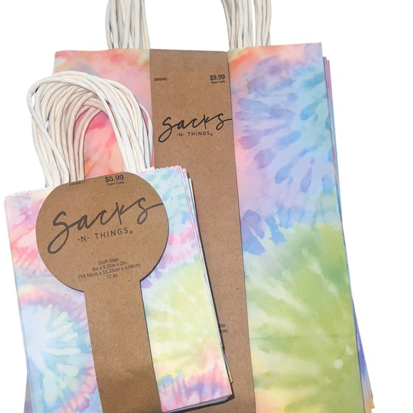 Party Supplies | New Tiedye Craft Sacks Two Sizes | Poshmark